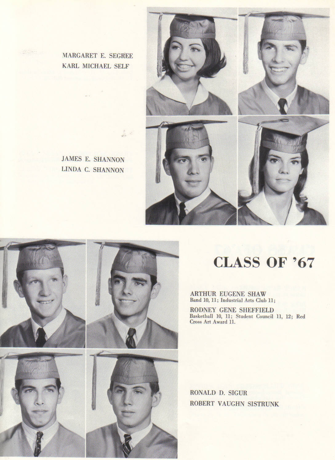 '67 Yearbook Photos