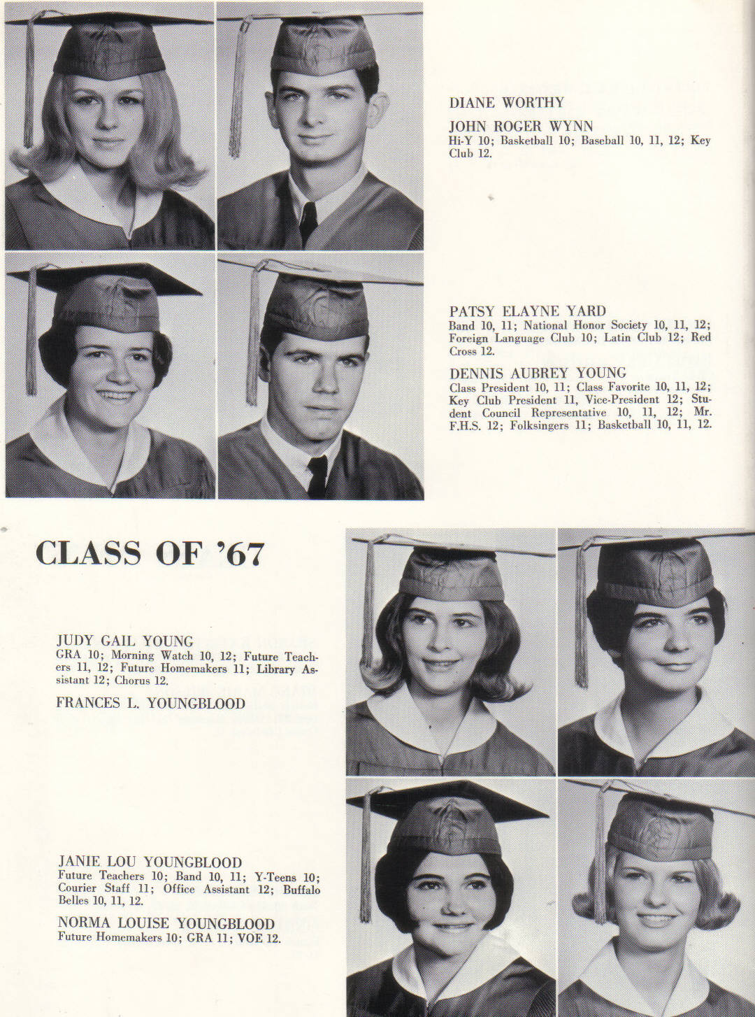 '67 Yearbook Photos