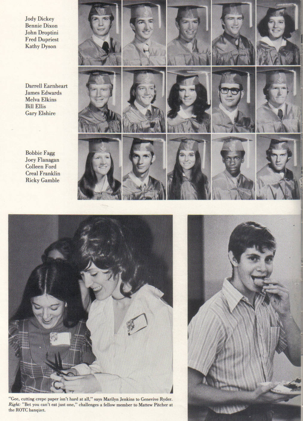 '73 Yearbook Photos